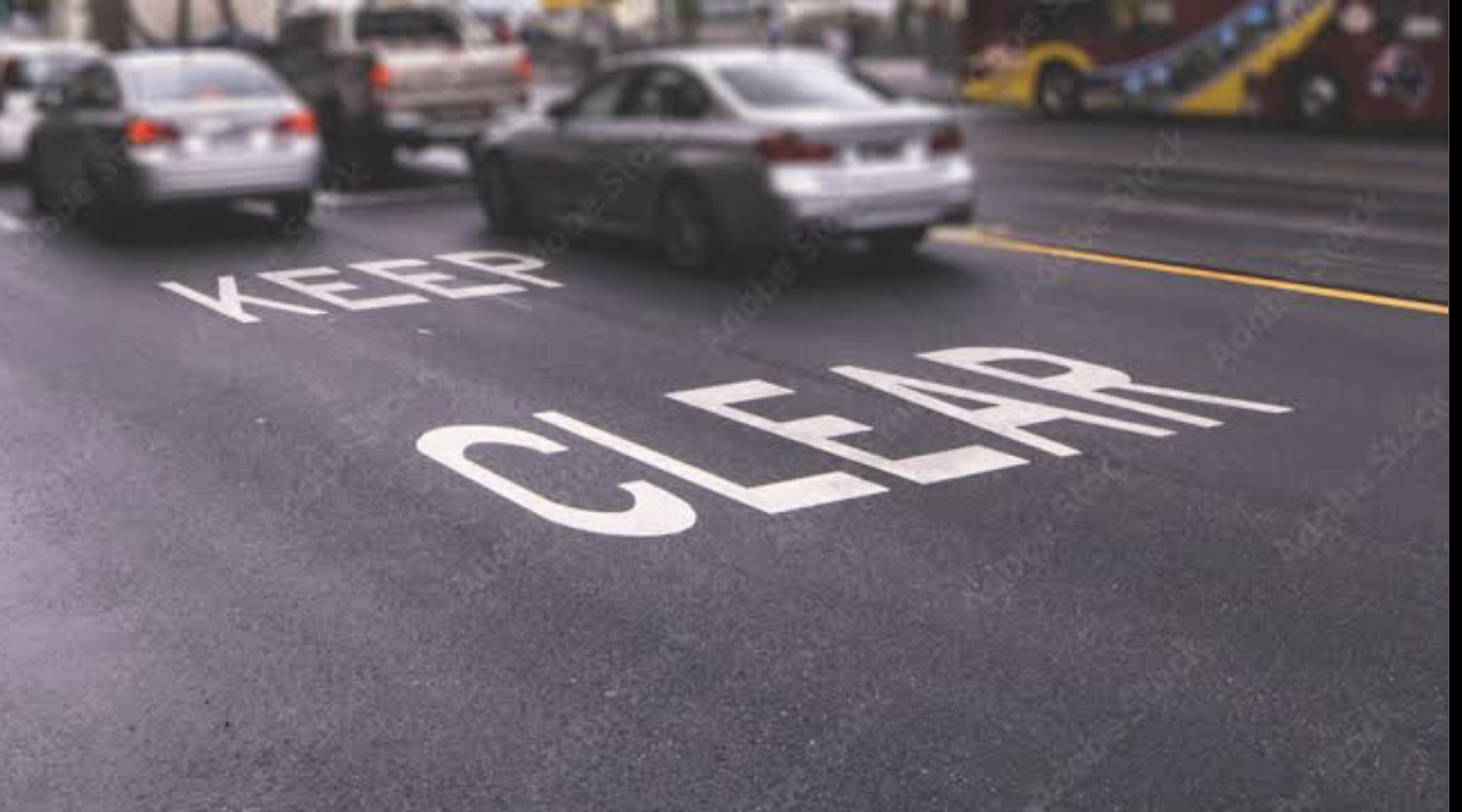 Keep Clear pavement marking | Let's go drive - Sydney